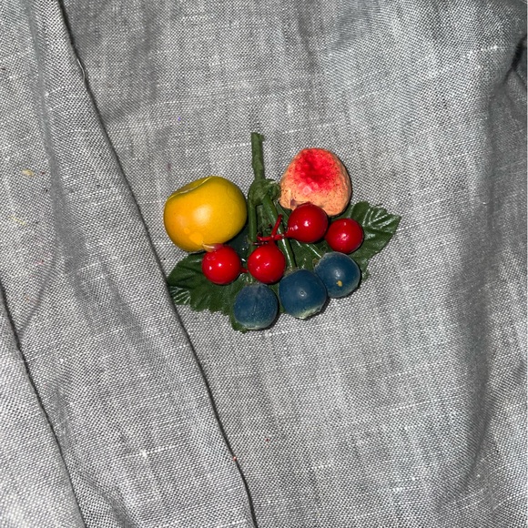 Accessories | Handmade Colorful Fruit Decorative Pin | Poshmark